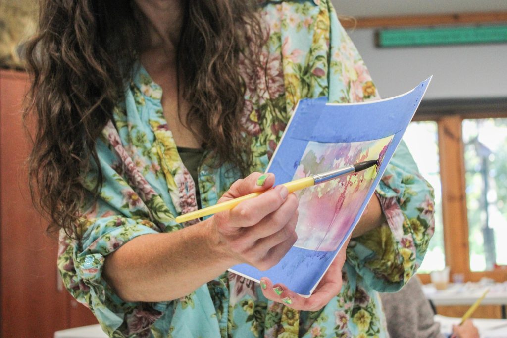 Winter Watercolor Class with Jenny Mathews - Stateline Kids